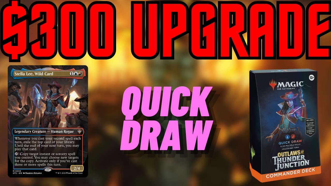 Quick Draw Upgrade - Improving the Precon Commander Deck with $300 ...