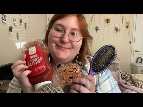 ASMR | Doing Your Makeup But With Household Items | Requested Video for ...