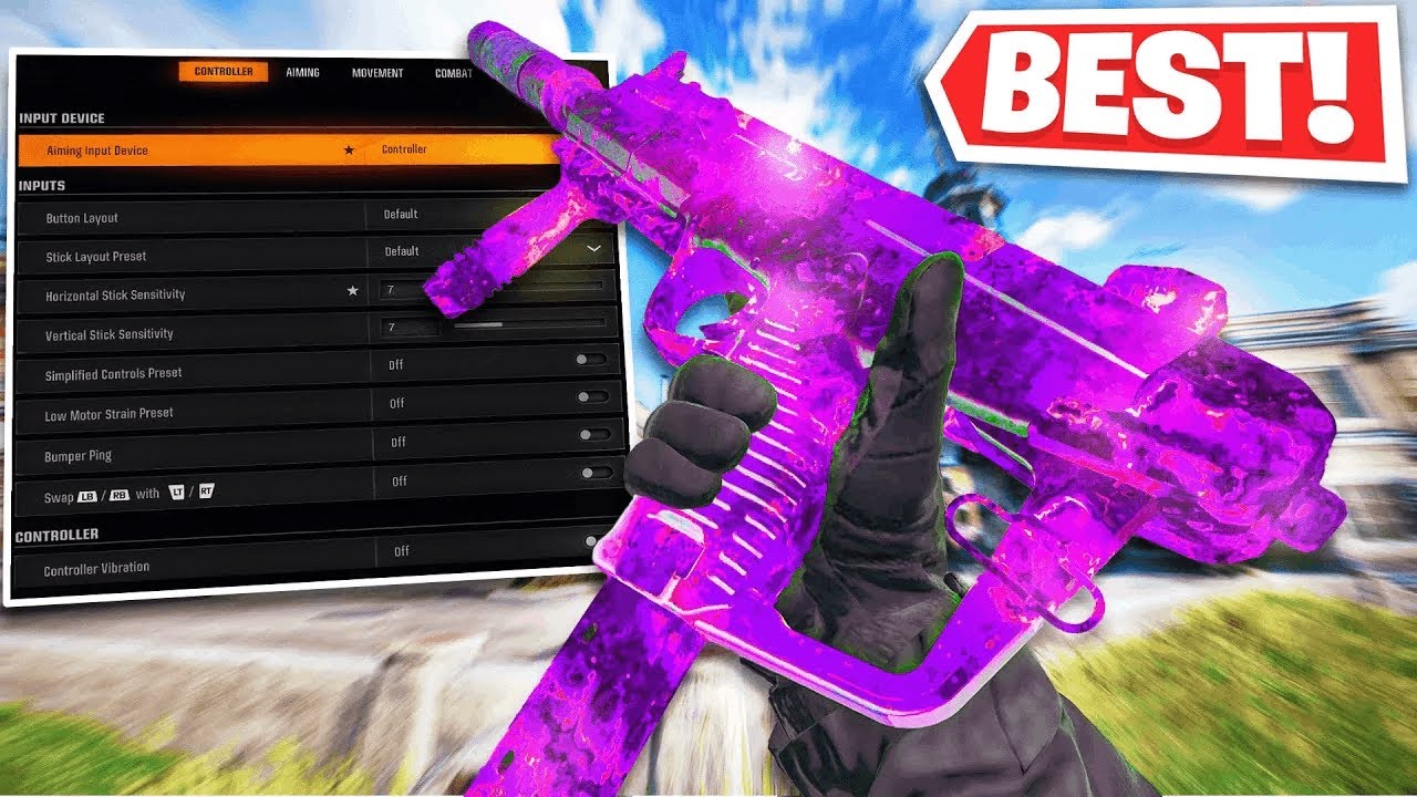 *NEW* BEST MOVEMENT SETTINGS for WARZONE 4! (BEST CONTROLLER SETTINGS ...