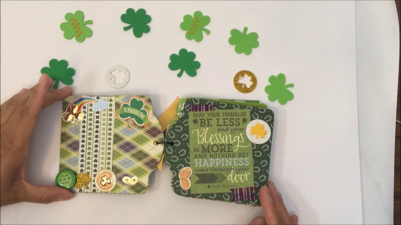 Flipbook Flip Thru - St. Patrick's Day Tag Flipbook - YouTube