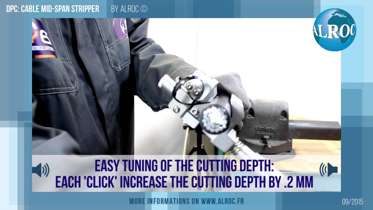Alroc DPC 10-45 Midspan Cable Jointing & Stripping Tools - YouTube