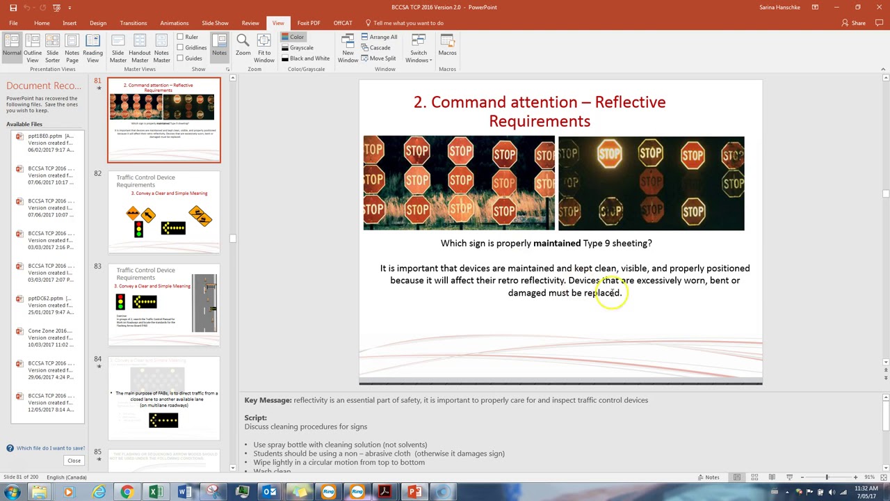 BCCSA TCP Powerpoint Update 2017 Overview - YouTube