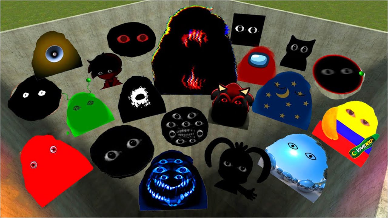 Angry MUNCI Nextbots Family and Eyes Nextbots Chasing Me in Garry's Mod ...