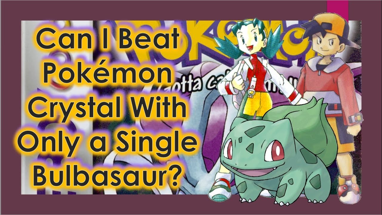 Pokemon Challenge - Starter Pokemon Month - Can I Beat Pokemon Crystal ...