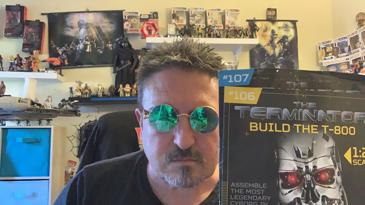 man cave toy figure reviews r2d2 builds terminator builds - YouTube