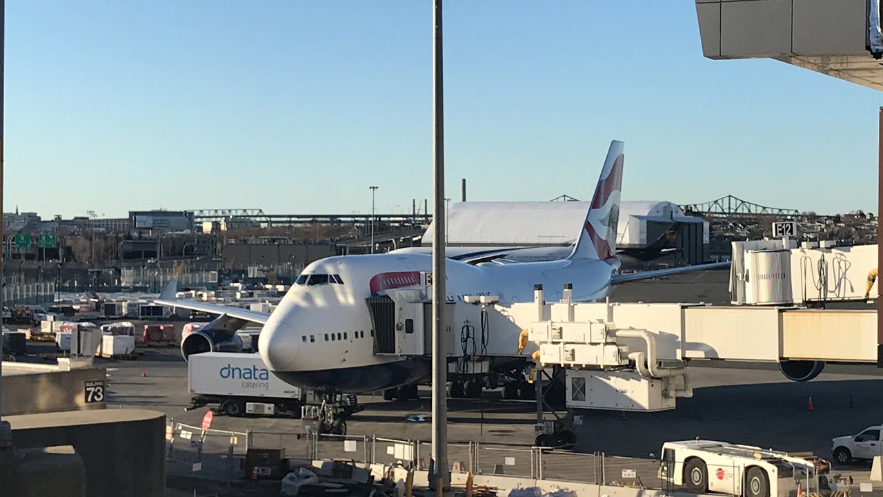 My last Speedbird 747 - Planespotting at Logan Airport 1/12/20 - YouTube