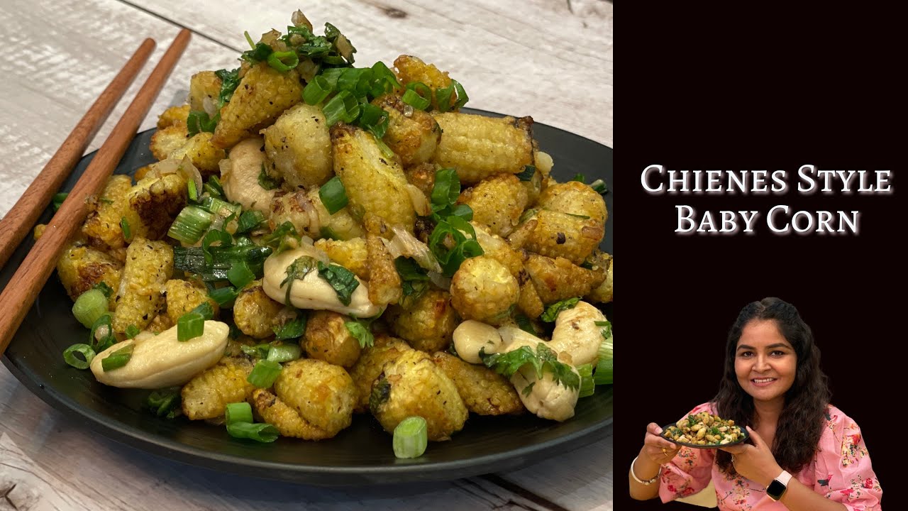 Chinese Style Crispy Baby Corn Party Starter I Simple Garlic Baby corn ...