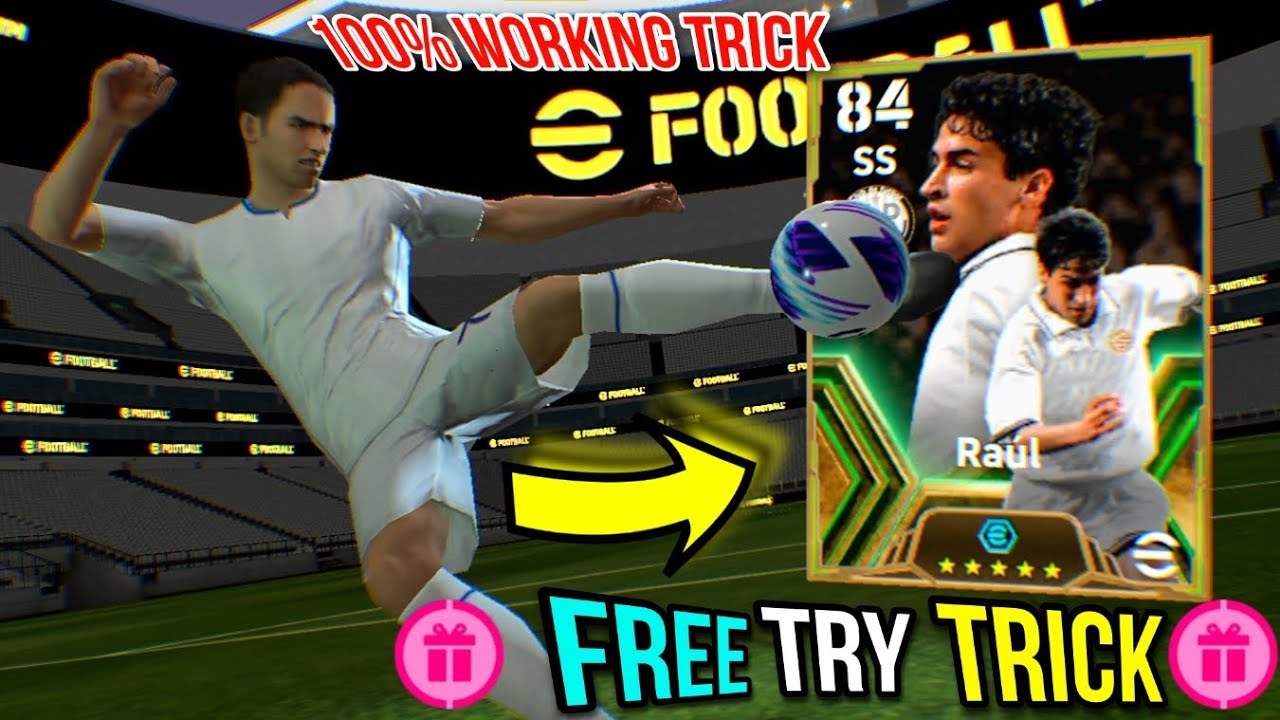 Trick To Get 102 Rated Epic Raul In eFootball 2024 Mobile | Spanish ...