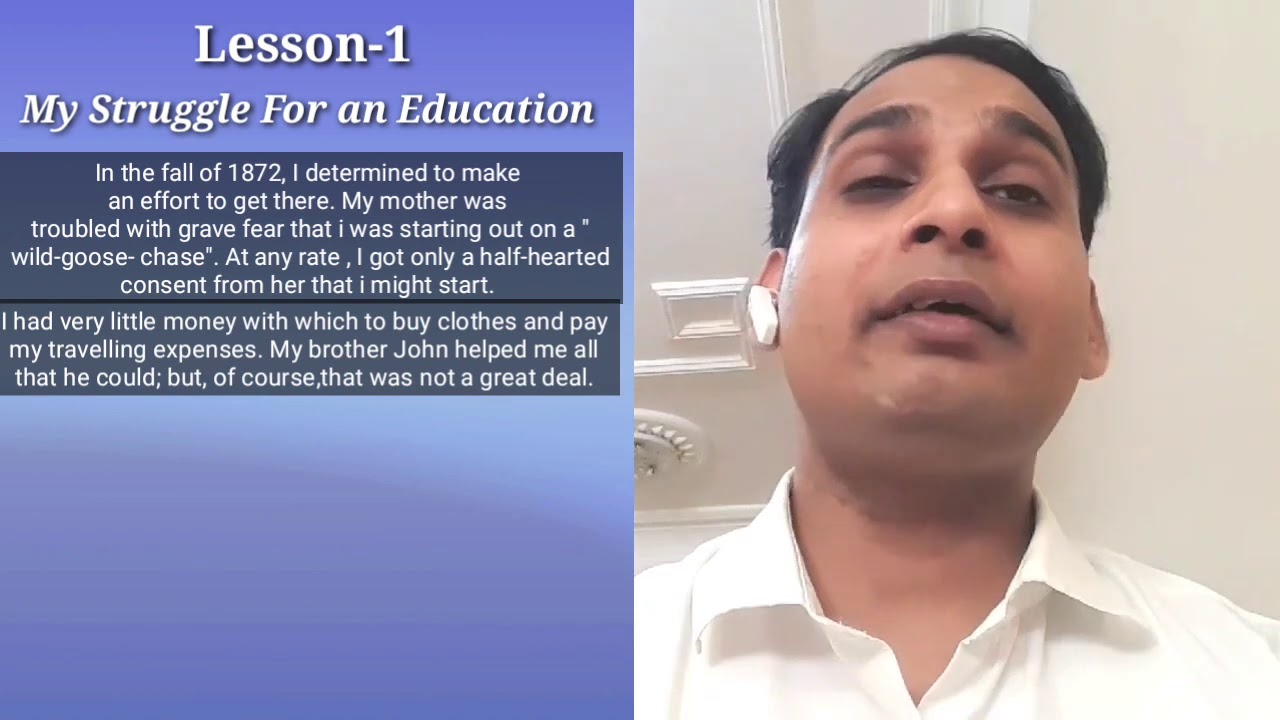 My Struggle For an Education, Explanation - YouTube