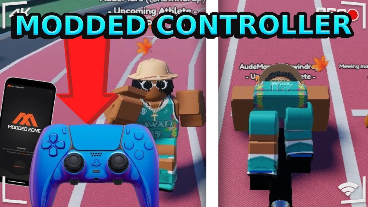 TRYING MODDED CONTROLLER TO WIN EVERY RACE ON ROBLOX Track & Field ...
