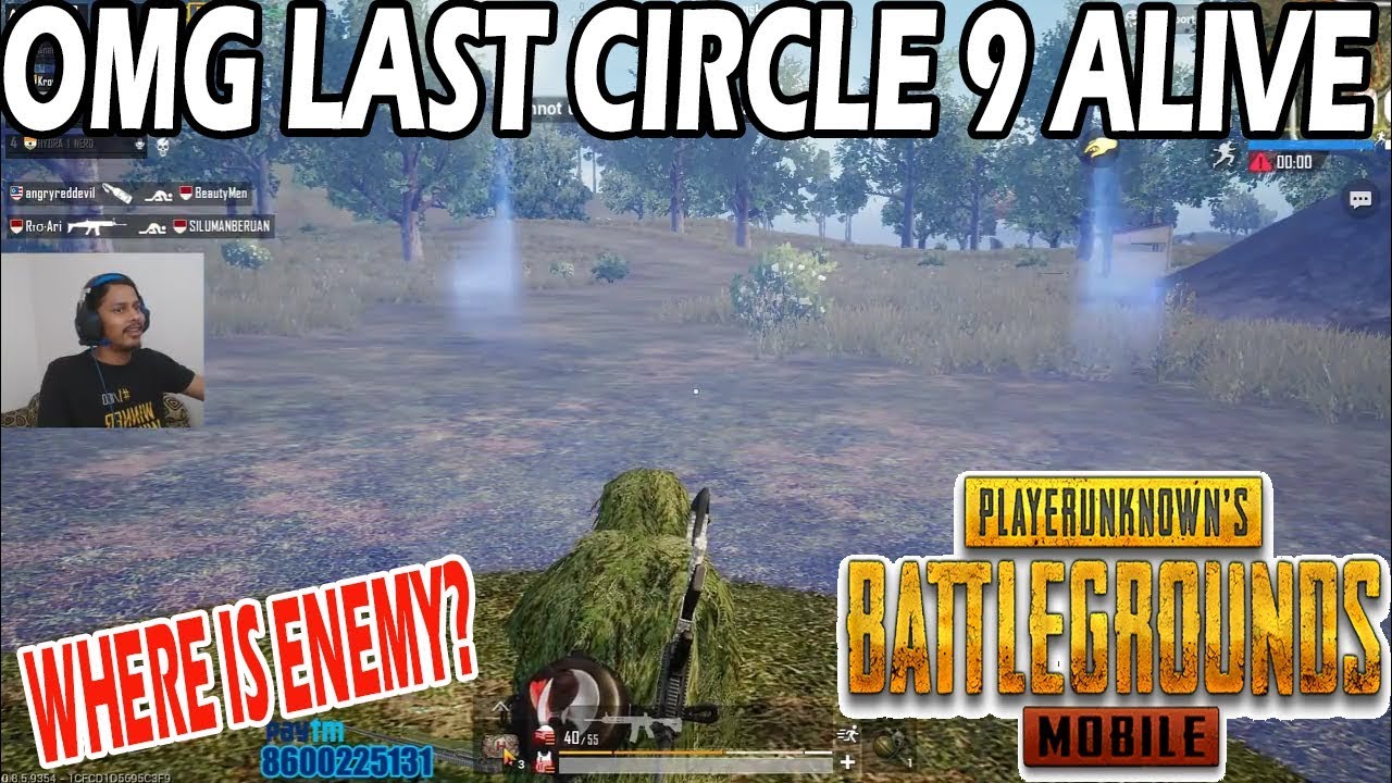 😱 OMG 9 ALIVE IN LAST CIRCLE | RAREST CIRCLE IN PUBG MOBILE | WHO WILL ...