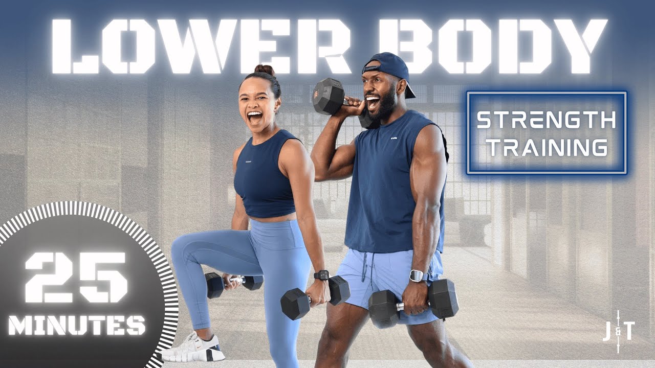 25 Minute Lower Body Workout [Strength Training] - YouTube