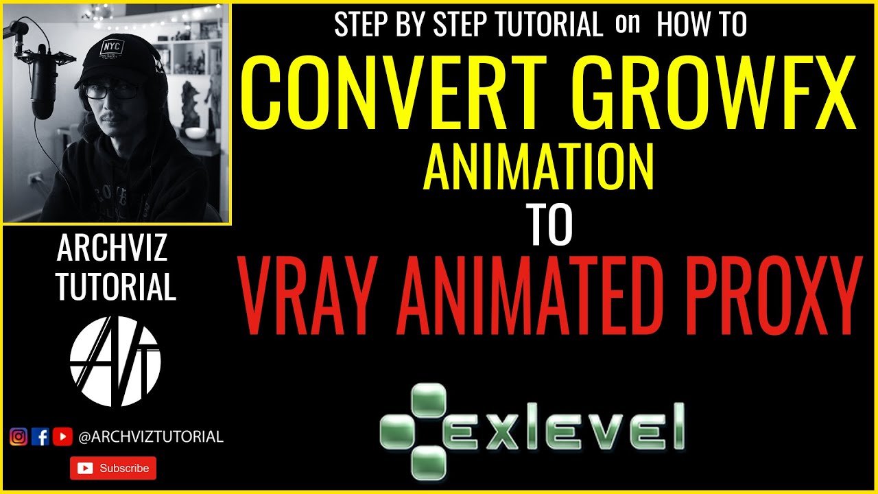HOW to Convert GROW FX animation to VRAY ANIMATED PROXY - YouTube
