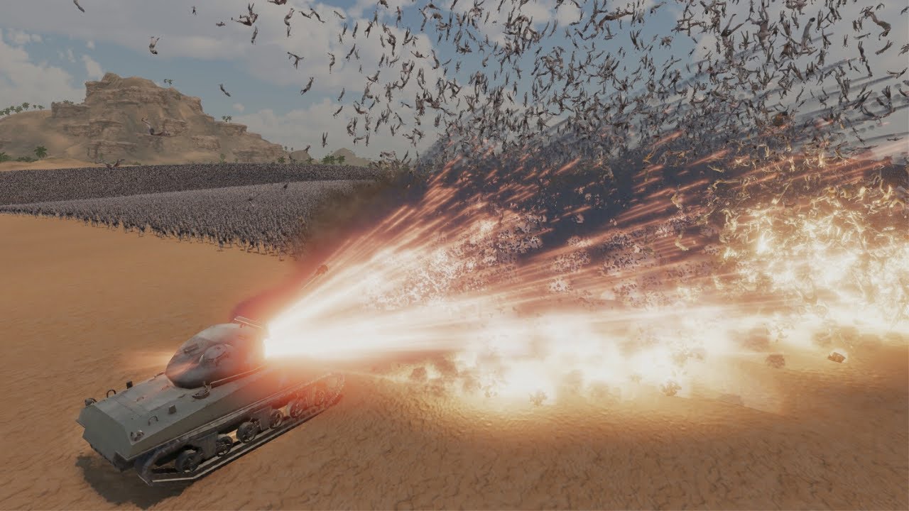 1x Super Tank vs 1M ZOMBIES | UEBS 2 - YouTube
