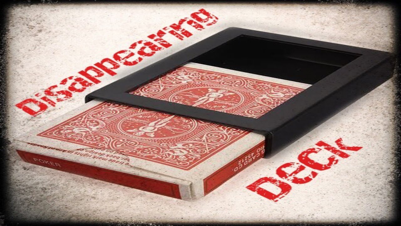 Magic Disappearing Deck Trick - YouTube
