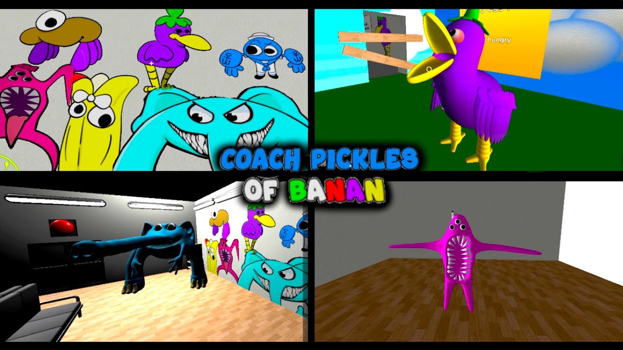 Garden of Coach Pickles! Nabnaleena escape pink monster, full game [2 ...