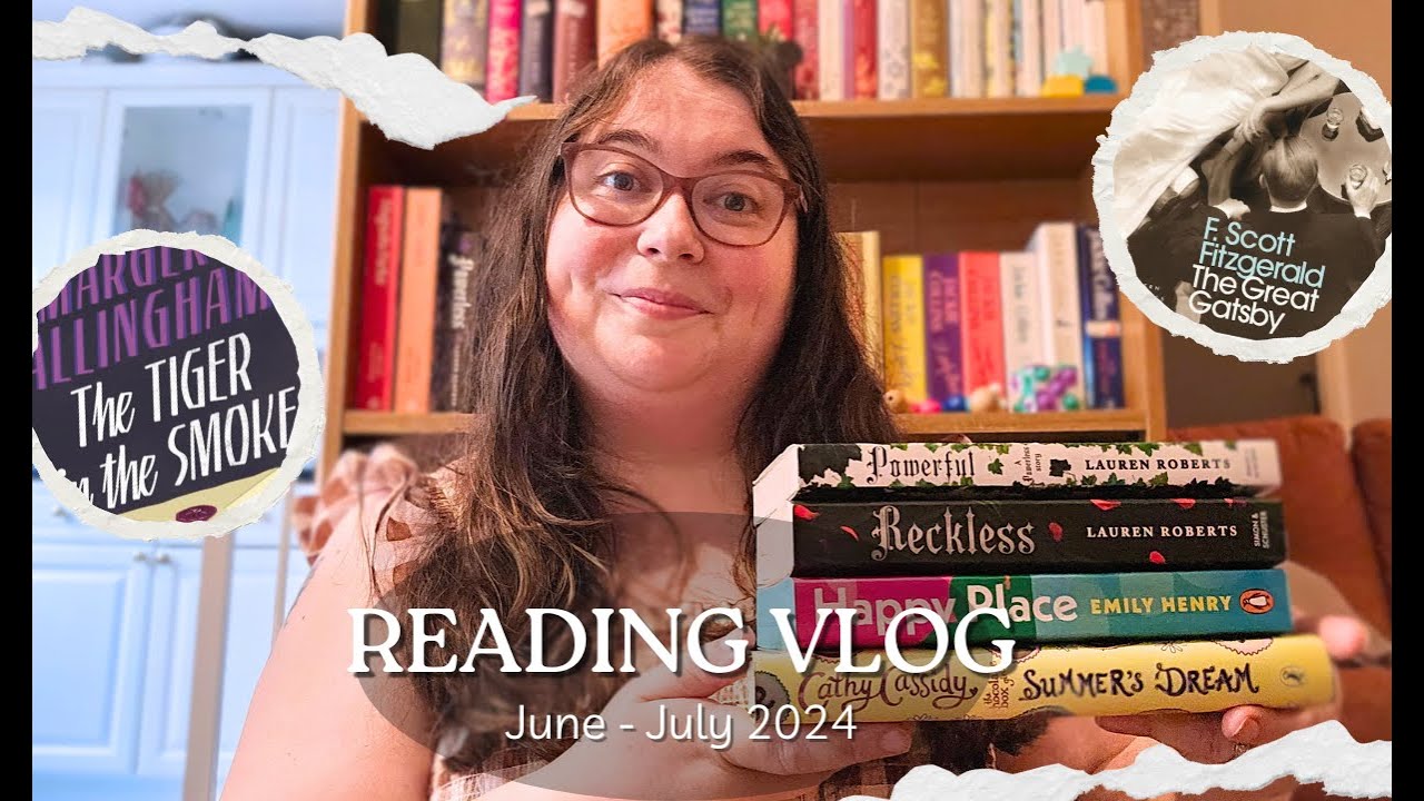 Book Vlog 04 ♡ June-July '24| Reading Vlog | Mid-Year Book Tag | Summer ...