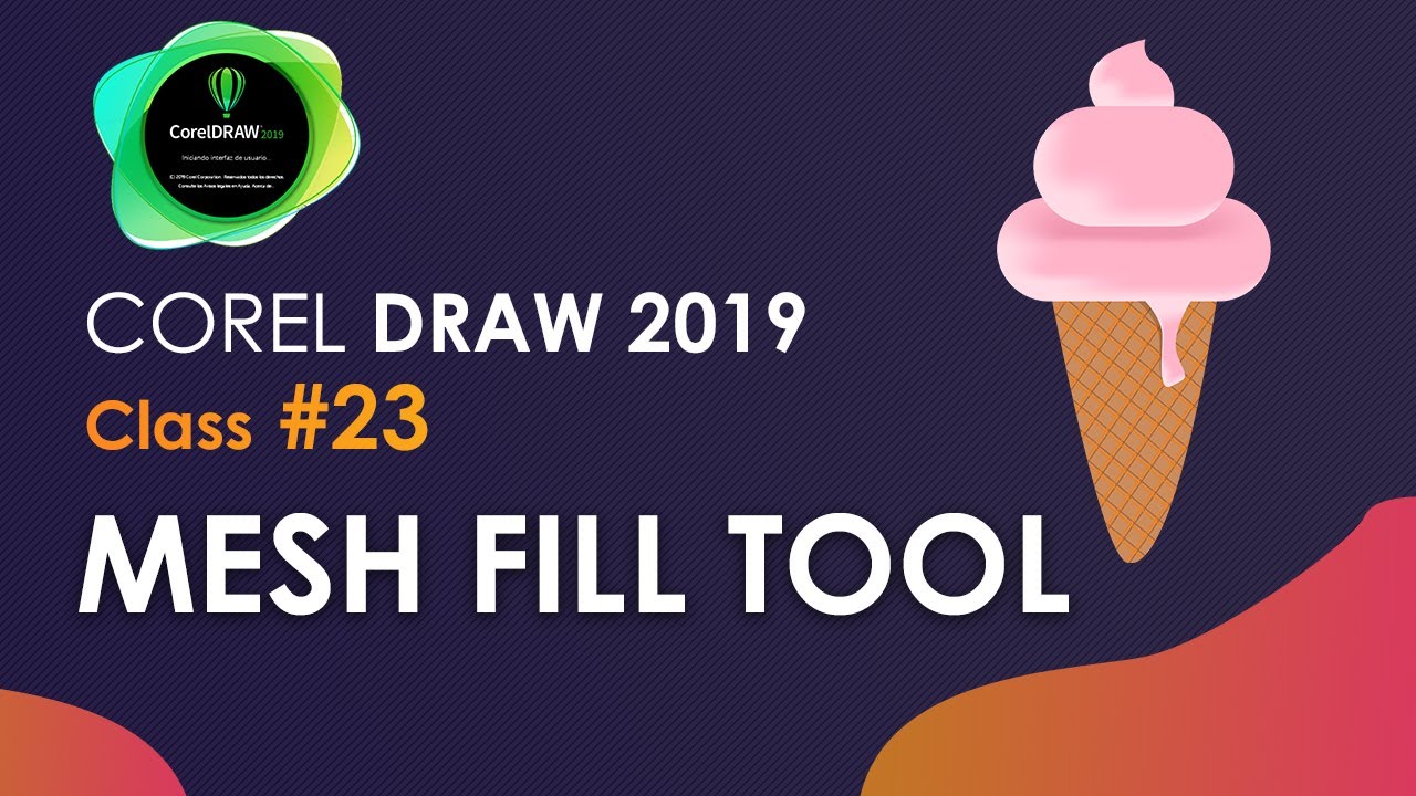 Mesh Fill Tool in CorelDraw-Class 23 - YouTube