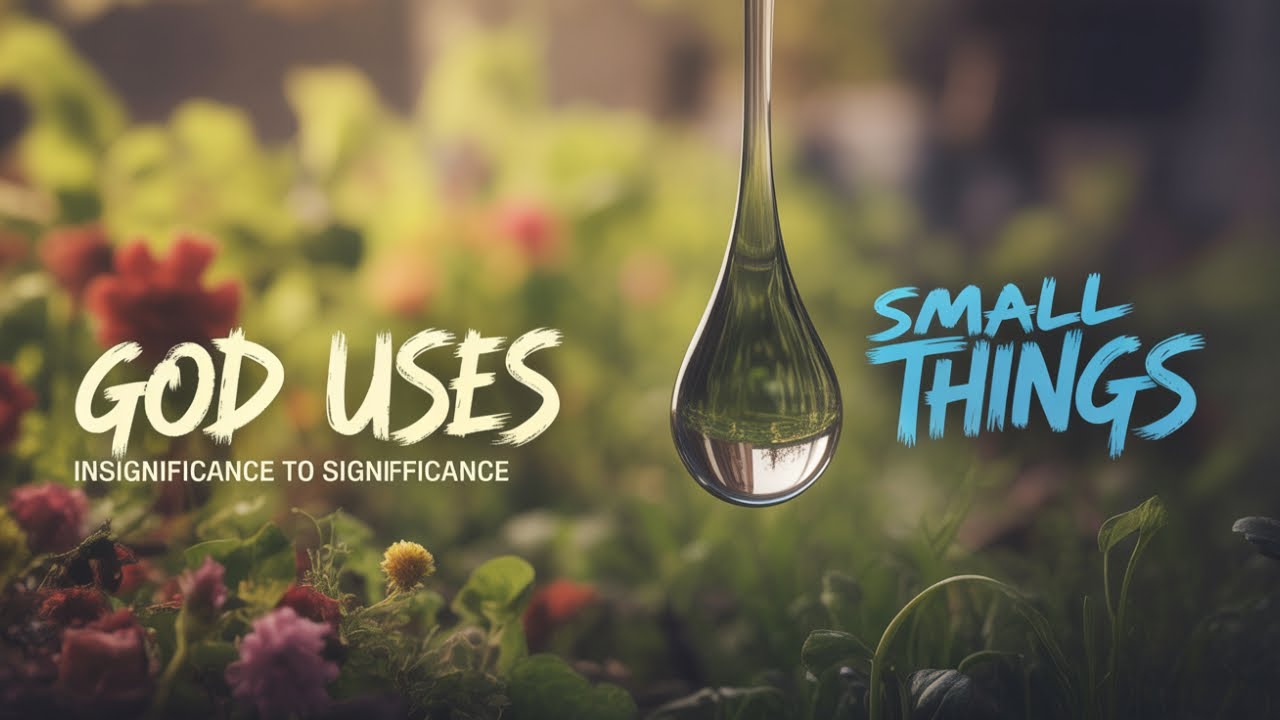 When God Uses the Small Things | Power in What Seems Insignificant ...