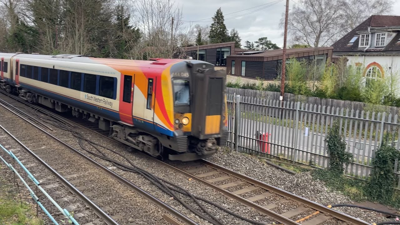 Class 444 Desiro | 444045 + 444038 | South Western Railway - YouTube