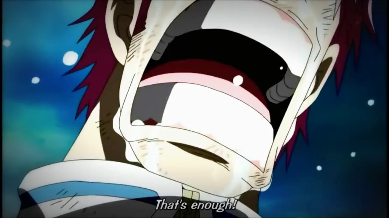 REDHAIR SHANKS STOP THE WAR ONE PIECE RAMPAGE - YouTube