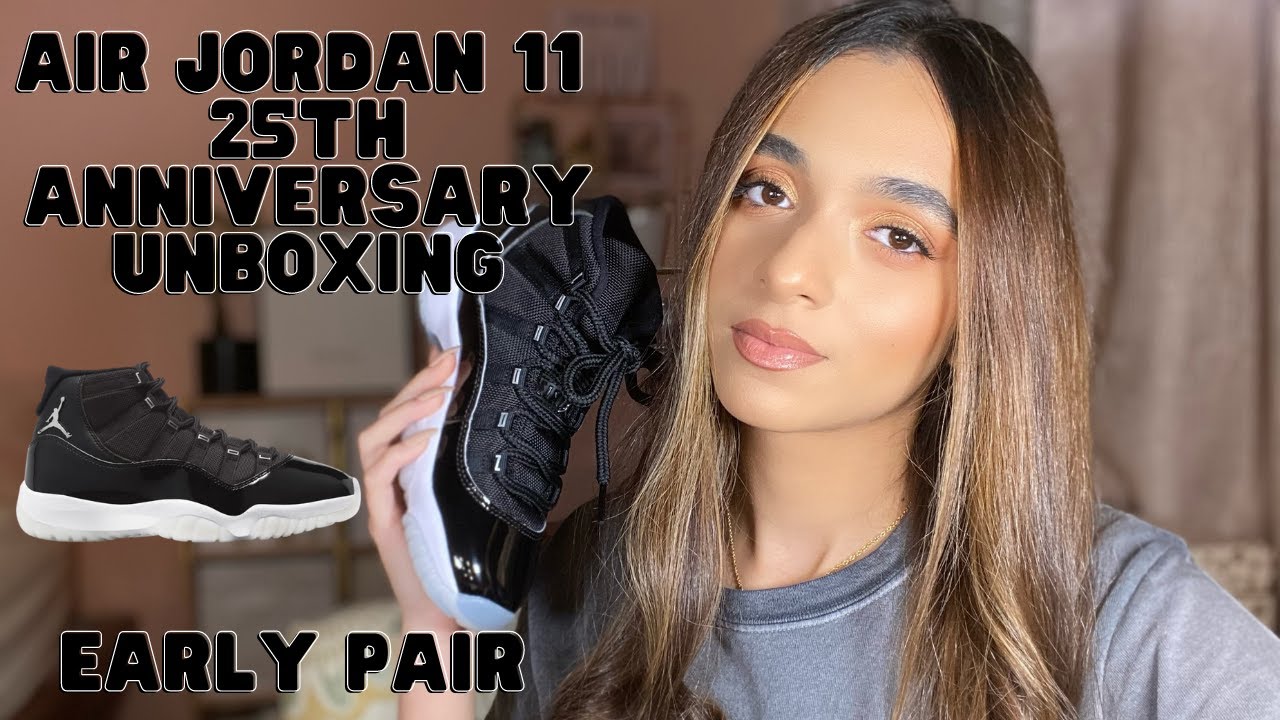 Air Jordan 11 Jubilee Unboxing | Air Jordan 11 Jubilee | Angele Jelly ...