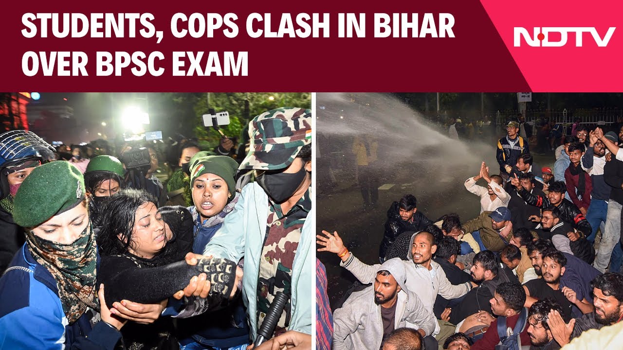 BPSC Protests Today | Students, Cops Clash In Bihar Over Exam, Case ...