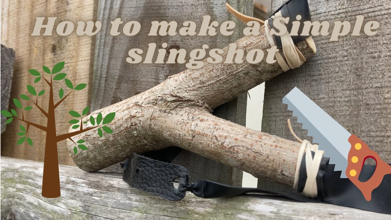 How to make a SIMPLE tree fork slingshot - YouTube