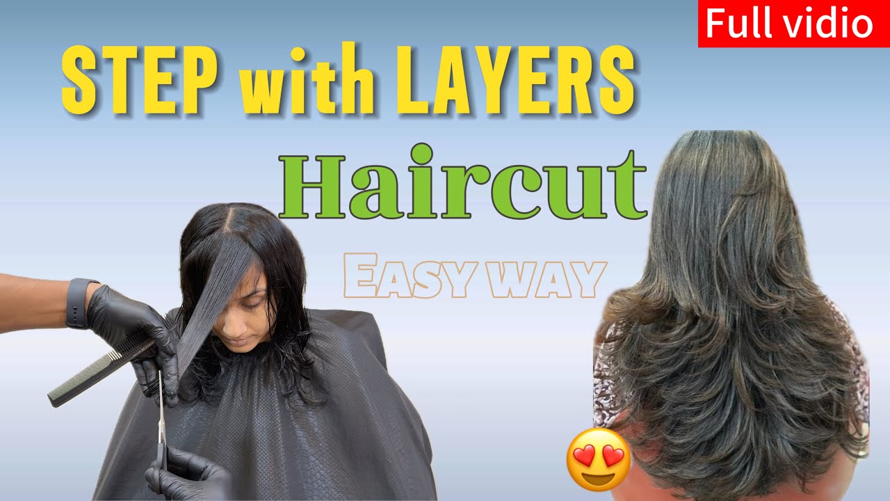 How to do Step with layers haircut / step with layers cut कैसे करे ...