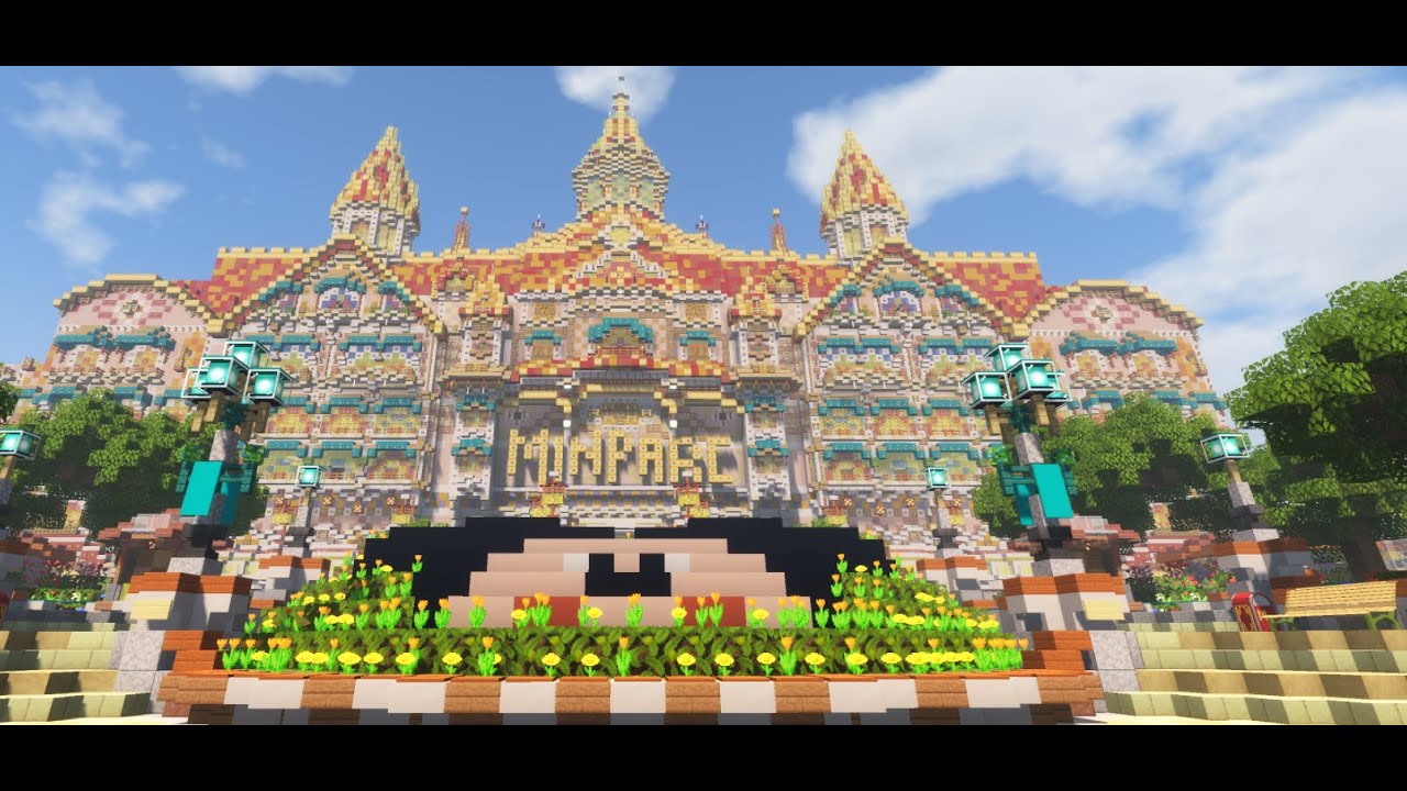 PARC D'ATTRACTION MINECRAFT MinePARC#01 - YouTube