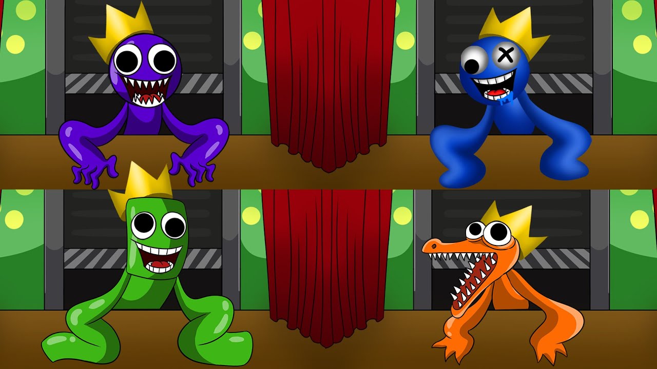 Rainbow Friends But ALL Stuck In Vent (Chapter 2) | Friday Night Funkin ...