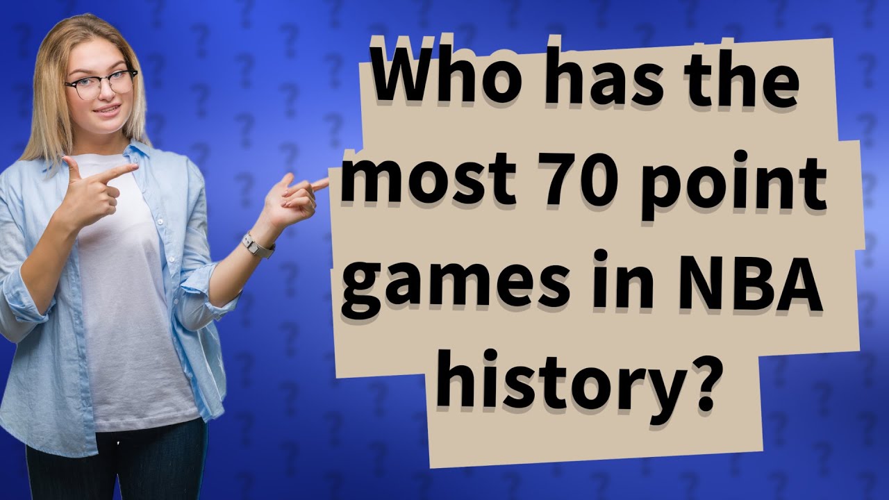 Who has the most 70 point games in NBA history? - YouTube