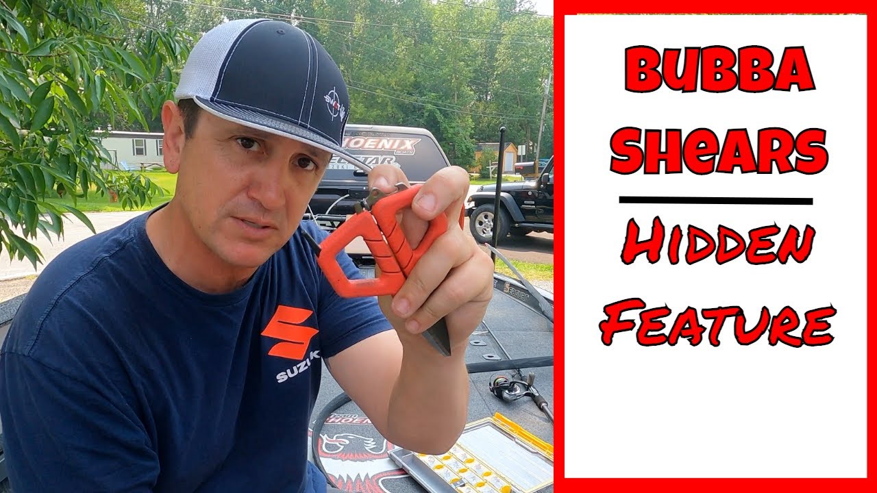 These BUBBA shears help me tie better knots. - YouTube