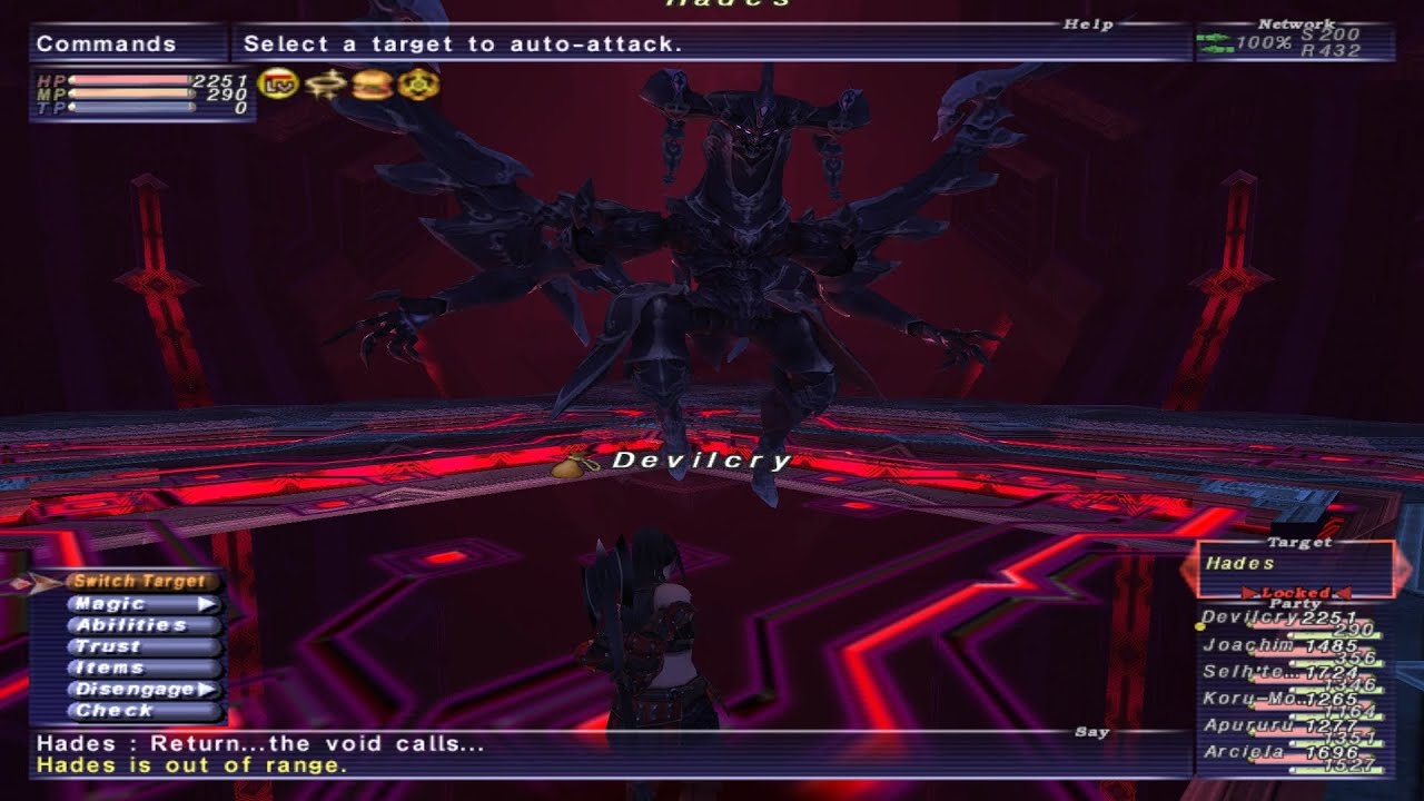 Final Fantasy XI Hades True Form War/Sam solo with trusts - YouTube