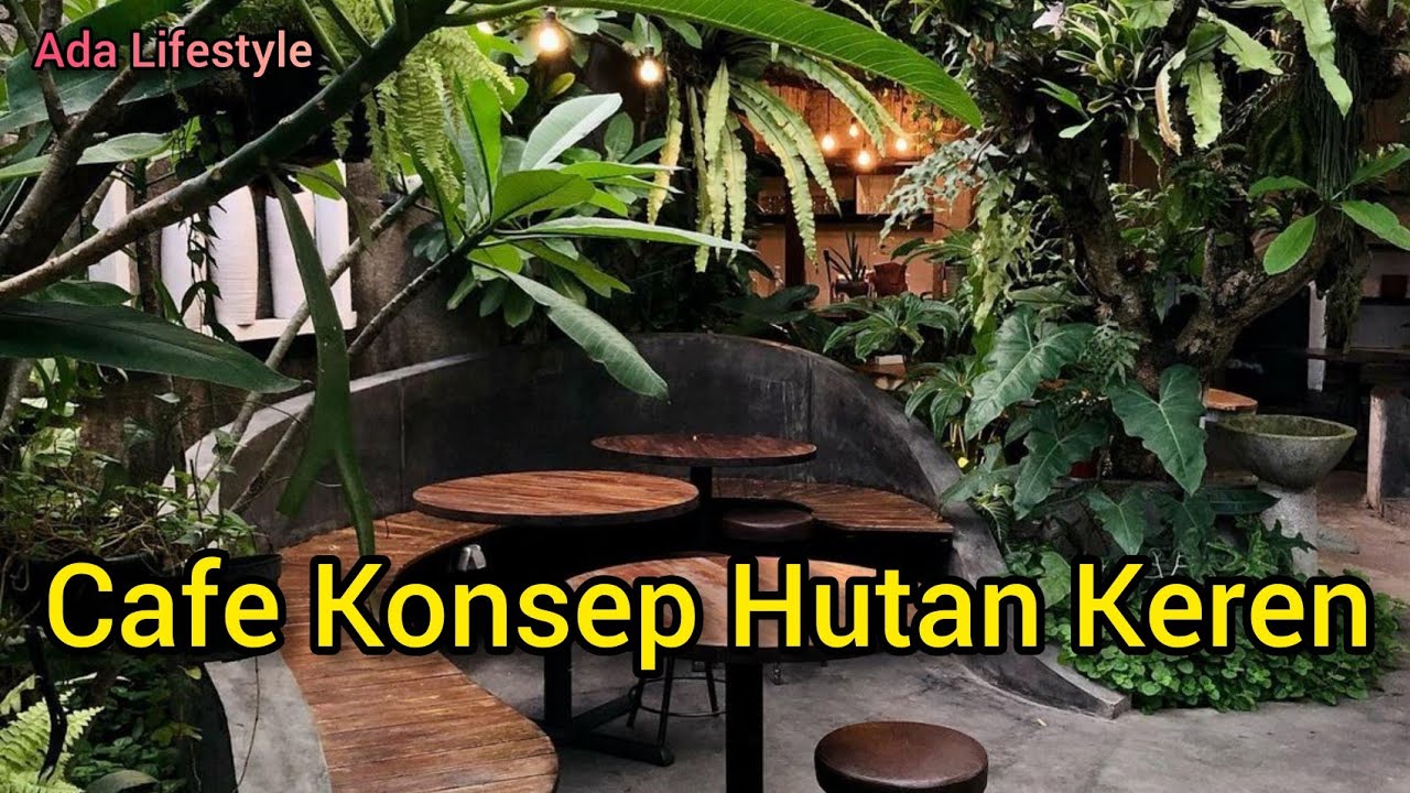 Desain cafe Konsep Hutan Keren - Cafe Design - Coffee Shop Ideas - YouTube