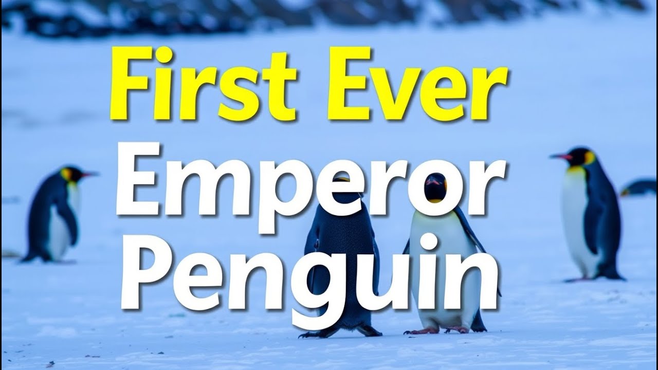 First Ever Emperor Penguin Found on Australian Beach! How Did It Get ...