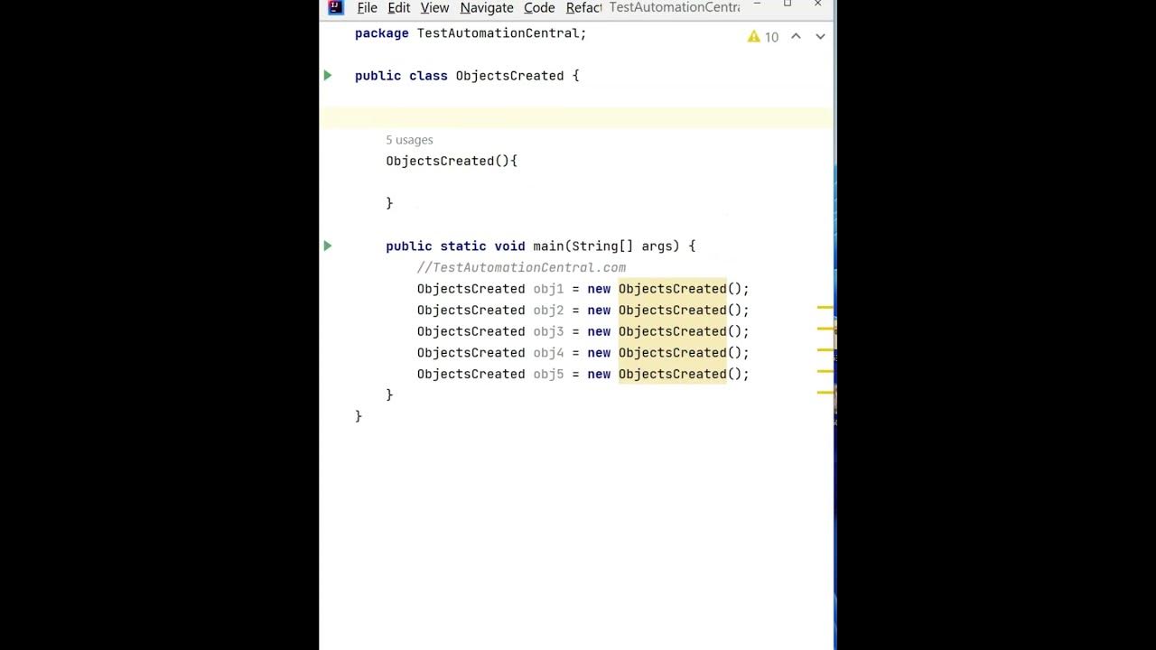How to count the number of objects created for a class in Java? Java Interview Question #TAC # ...