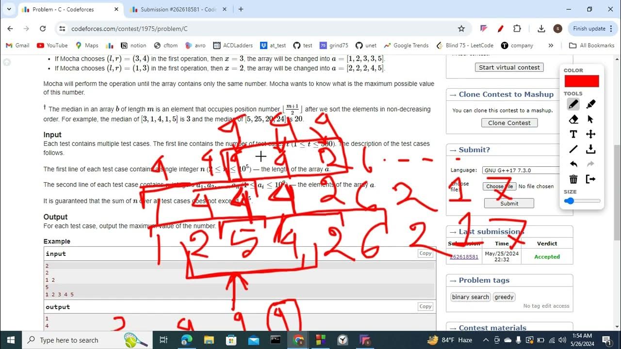 C. Chamo and Mocha's Array || Codeforces Round 947 (Div 1 + Div 2) C solution - YouTube