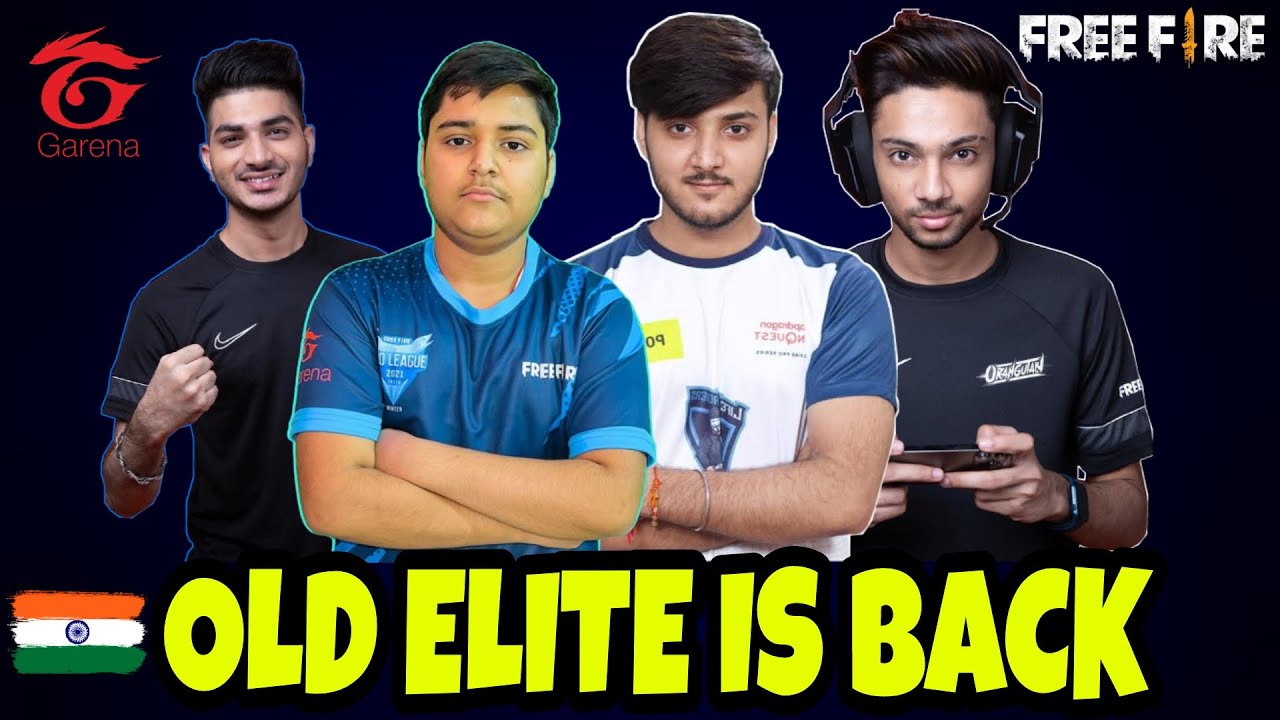 OLD ELITE IS BACK WITH KILLER FF, ICONIC FF, TANNEJA & RDP - FREE FIRE ...