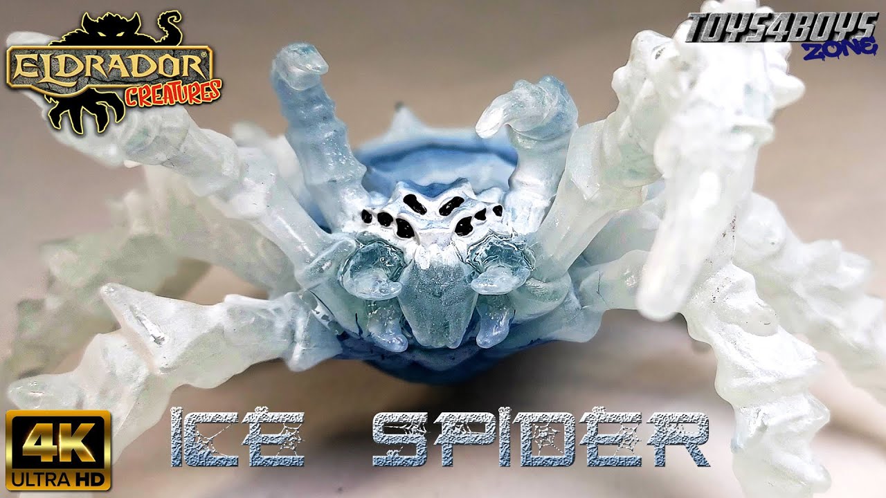 Schleich Eldrador Ice Spider toy figure unboxing video #eldrador - YouTube