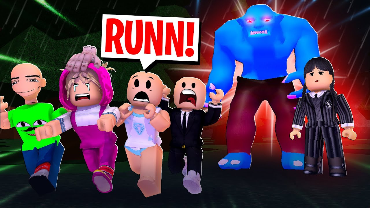 BOBBY PLAYS ROBLOX WEDNESDAY STORY W/ JJ, BOSS BABY, AND MASH PART 2 ...