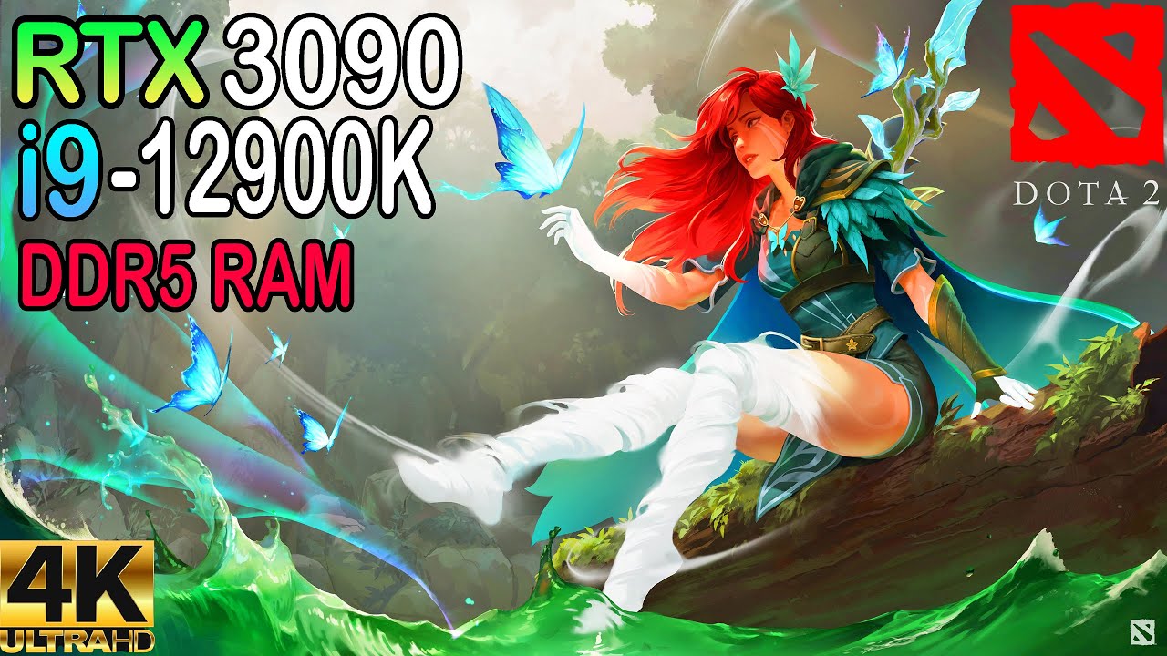Dota 2 Max Settings 4K | i9-12900K | RTX 3090 | DDR5 Ram - YouTube
