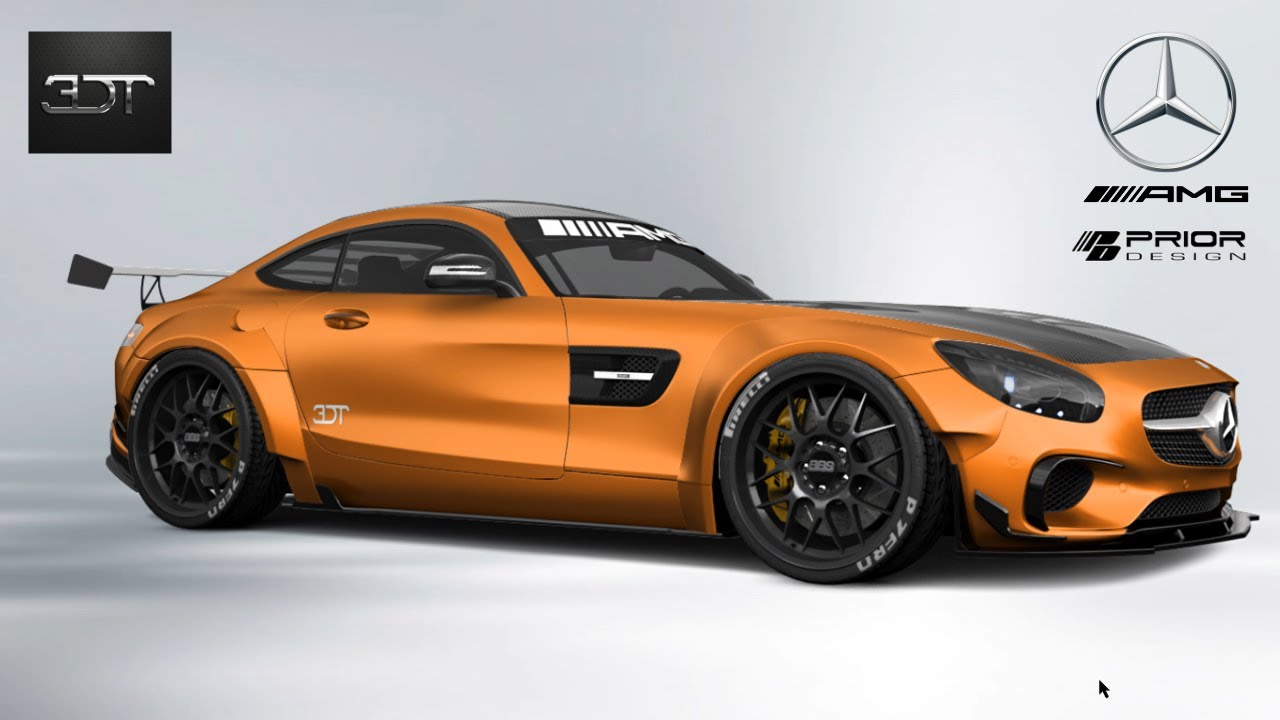 FULL BUILD MERCEDES AMG GT X PRIOR DESIGN Full Body Kit – 3DTuning ...