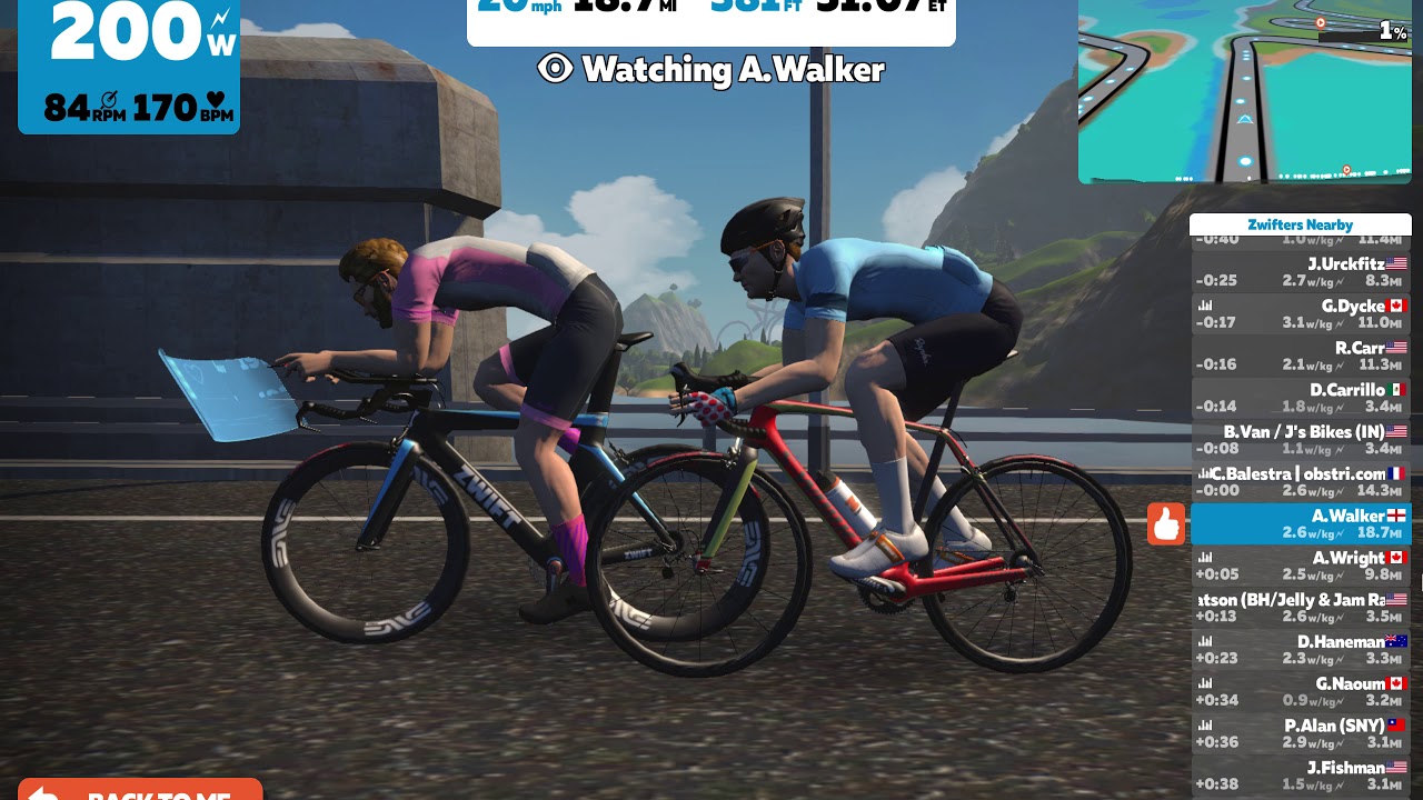 Zwift Demo - YouTube