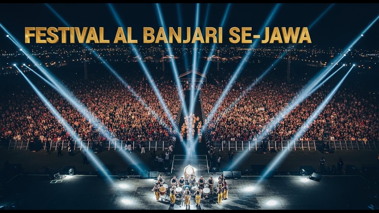 Festival Sholawat Al Banjari Se-Jawa 2025 | Meriah & Penuh Syair Indah ...