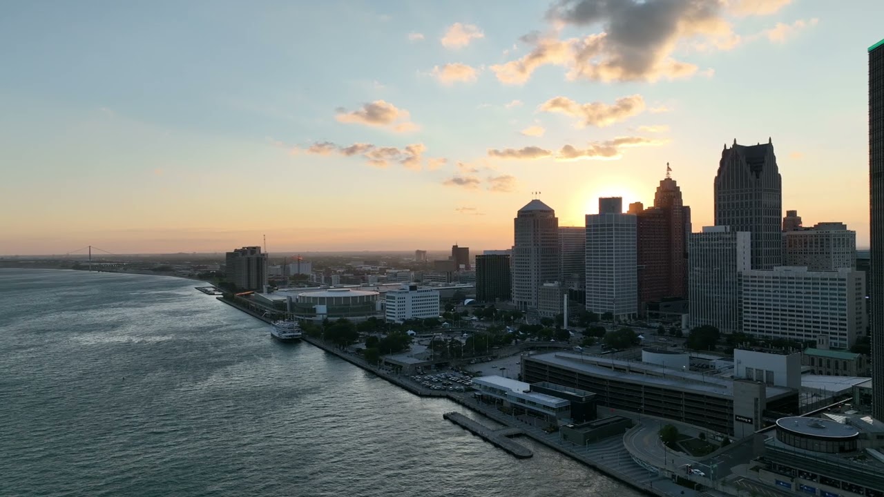 Cinematic Drone Footage of Detroit - YouTube