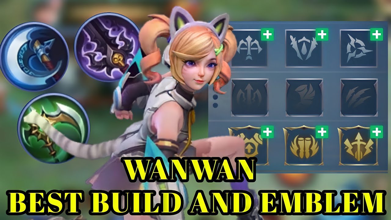 TO ALL WANWAN USER MUST TRY THIS WANWAN BEST BUILD AND EMBLEM🔥 | Wanwan ...
