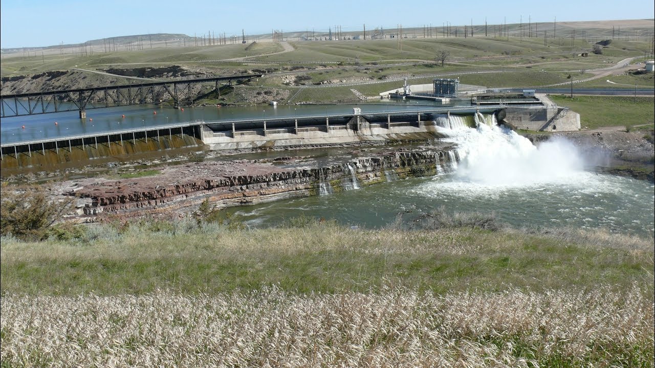 Rainbow Dam Great Falls Montana - YouTube