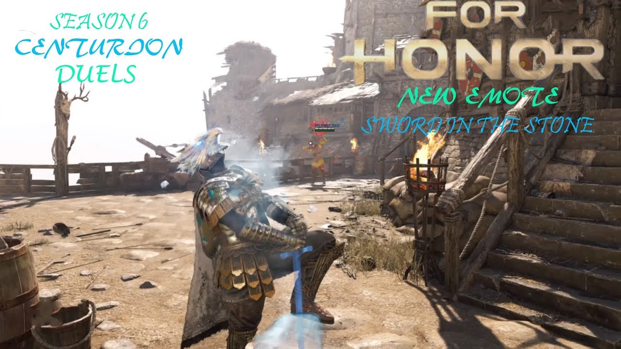 For Honor:Sword InThe Stone Emote With Centurion Duel's[Season 6] - YouTube